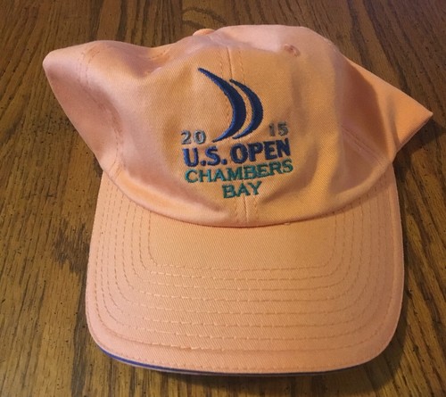 2015 US OPEN CHAMBERS BAY USGA Orange Adjustable Hat Baseball Cap | eBay
