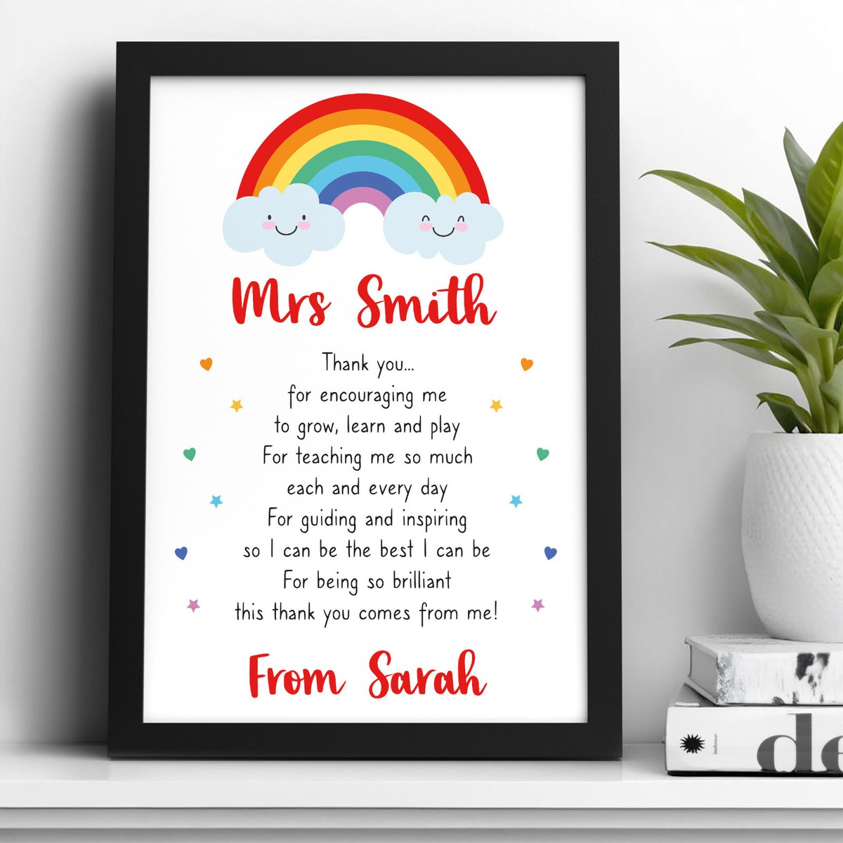 Thank You Poem Teacher