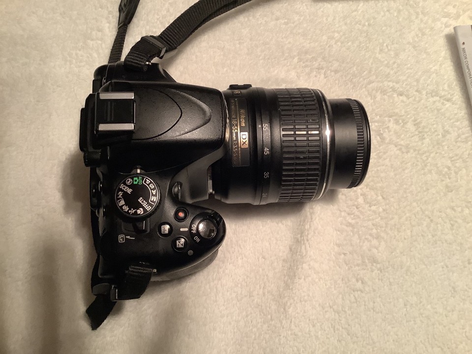 Nikon D5100 16.2MP Digital SLR Camera kit w/ 18-55mm and 55-200 lenses ...