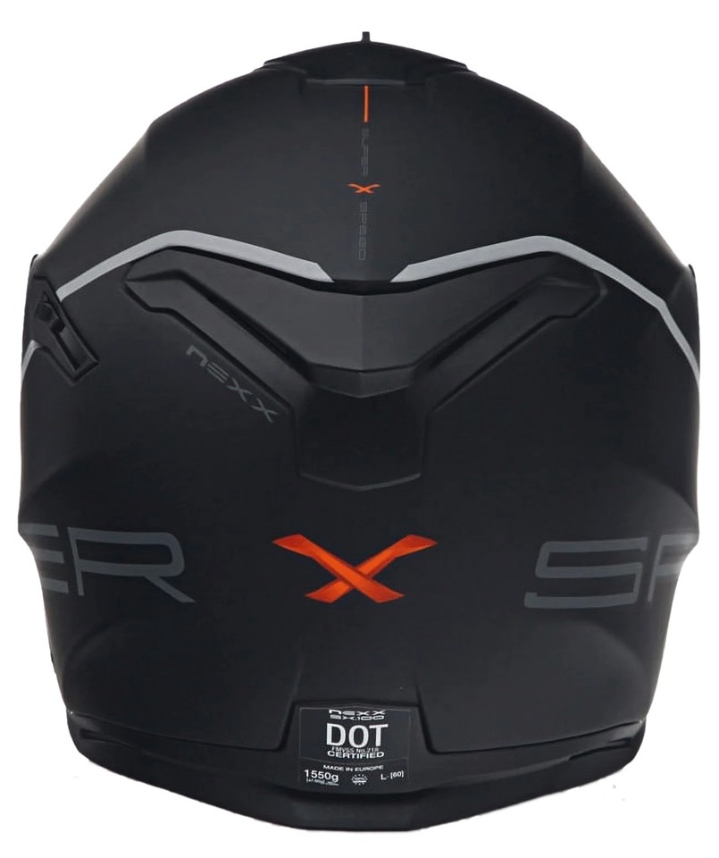 Nexx SX.100 Superspeed Full Face Motorcycle Helmet Matte Black XS ...
