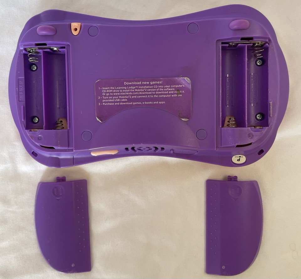 Pink VTech MobiGo 2 Touch Learning System Tablet Toy Console Tested and ...