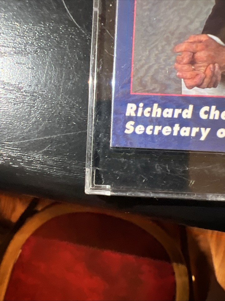 Dick Cheney Dessert Storm Yellow Ribbon Auto Signed Trading Card #53 ...