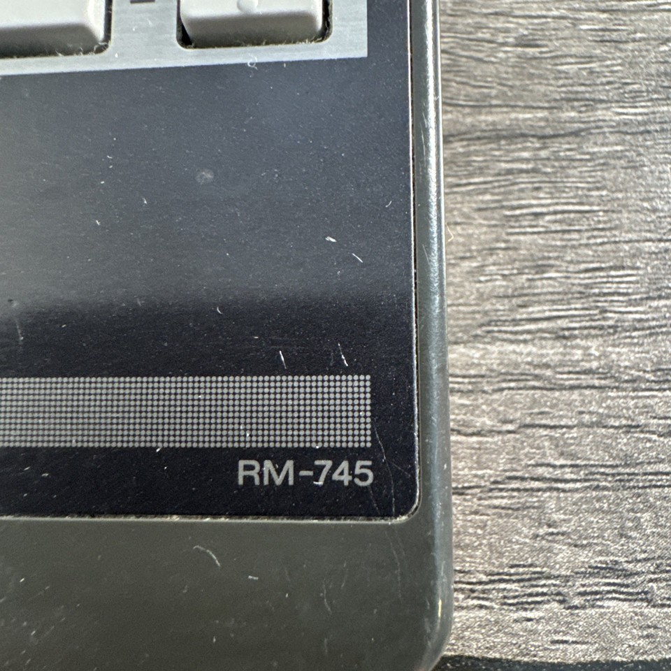 VTG Sony Trinitron UNI Commander TV/VTR Remote Control Tested NO BACK ...