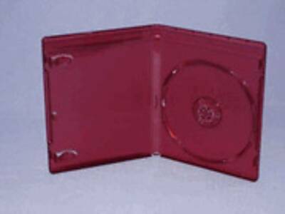 100 NEW 12MM TOP QUALITY BURGUNDY RED HD DVD CASE, NO LOGO FREE SHIP ...