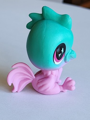 Littlest Pet Shop No # Frost Teal Pink Lucky Rooster Glow In The Dark ...