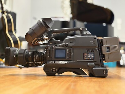 Sony DSR-450WS 16:9 4:3 PRO DVCAM + DXF-801 V-Finder Canon Lens Case ...