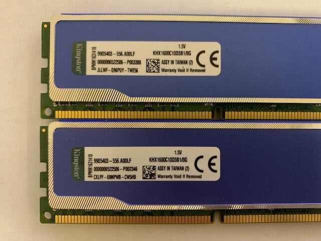 KINGSTON HYPERX BLU 16GB (2X8GB) DDR3-1600MHz PC3-12800 1.5V ...