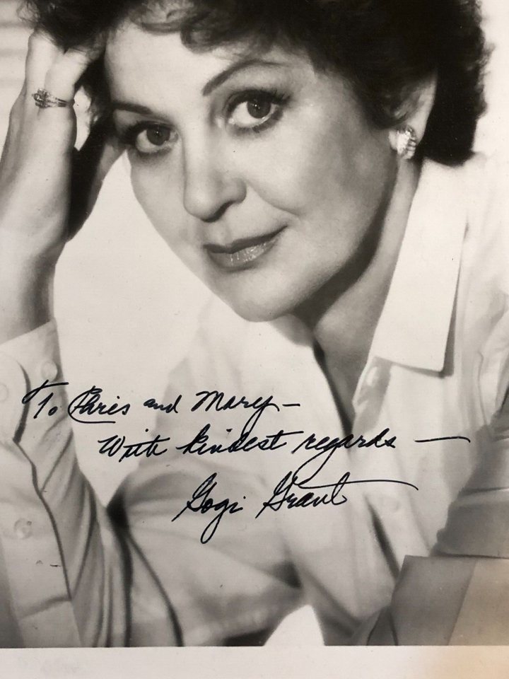 Musician Gogi Grant Autograph Photo 8x10 Film Signed "The Wayward Wind" | eBay