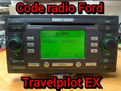 Code Unlock Radio FORD Mondeo Focus Kuga C Max S Max Travelpilot EX ...