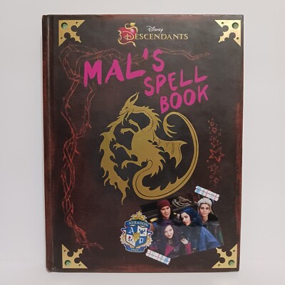 Disney Descendants Mal's Spell Book By Disney Book Group Hardcover 2015 ...