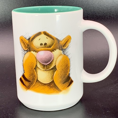 Disney Store Tigger Ceramic Mug Coffee Winnie the Pooh Turquoise ...