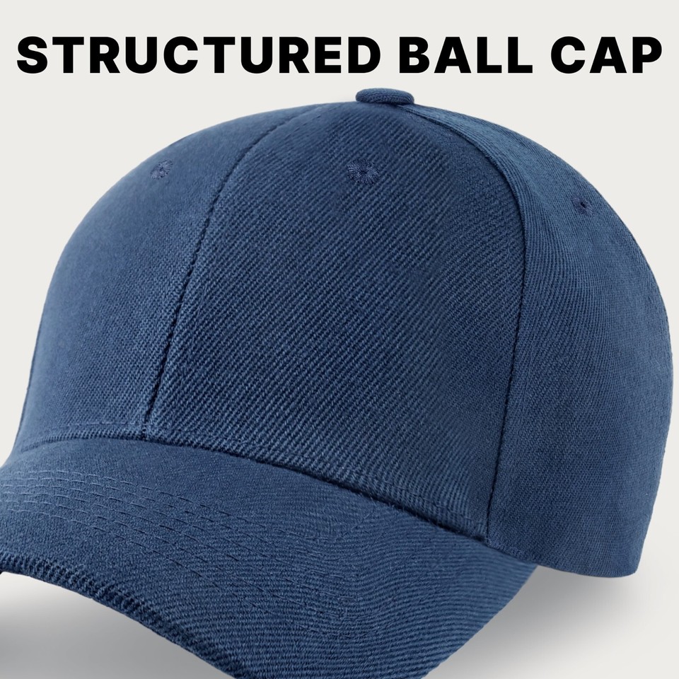CHOK.LIDS Everyday Premium Ball Cap Structured Plain Baseball Caps for ...