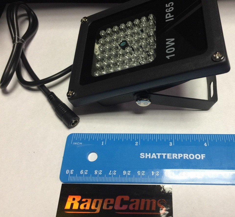 Infrared Illuminator Invisible Glow 940nm 48 IR Illumination Night ...