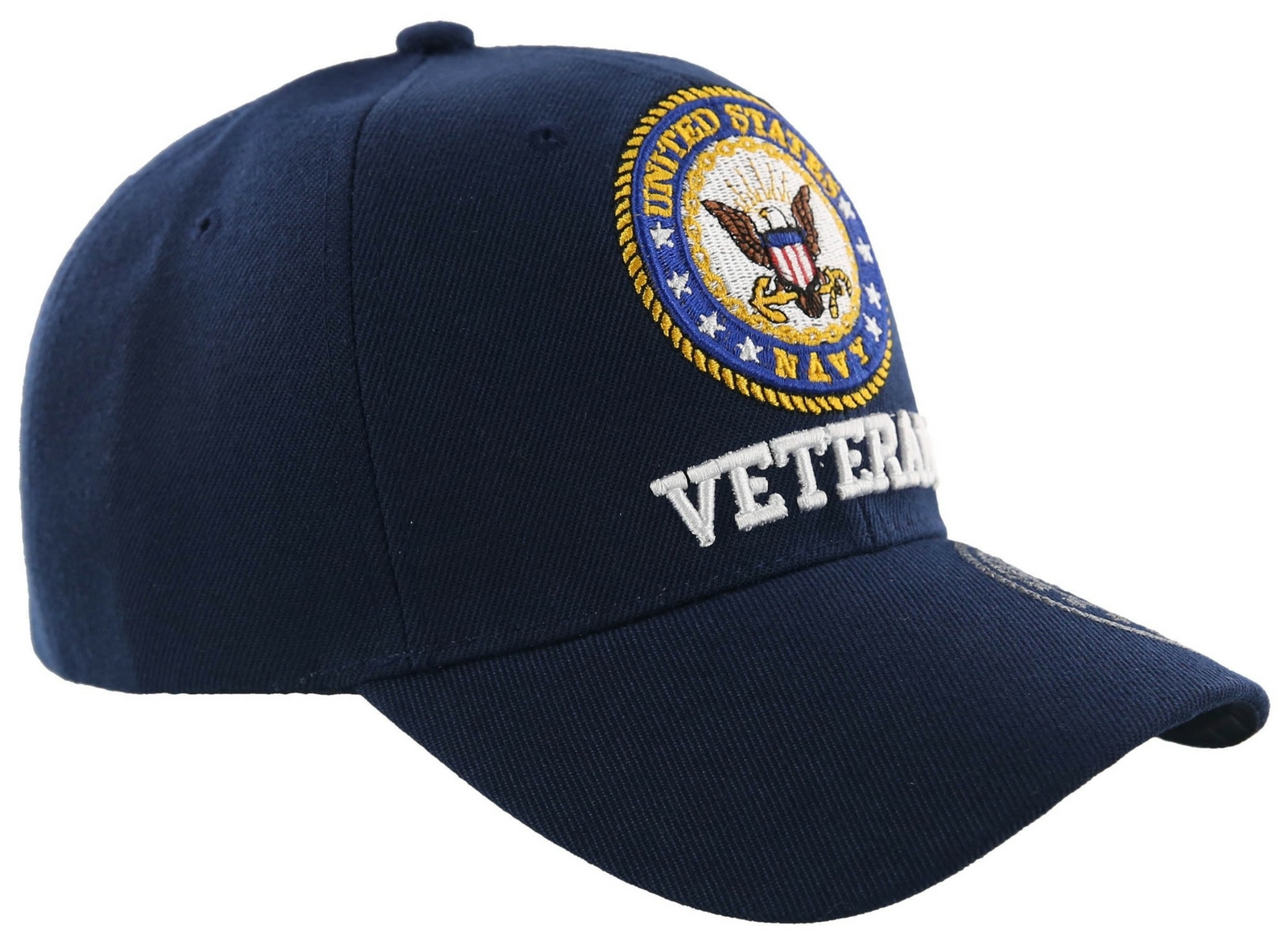 US NAVY VETERAN GRAY ROUND USN BALL CAP HAT NAVY | eBay