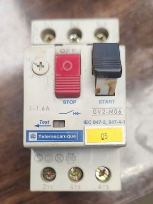 Telemecanique GV2-M06 Motor Circuit Breaker Protection Switch 600V 1-1 ...