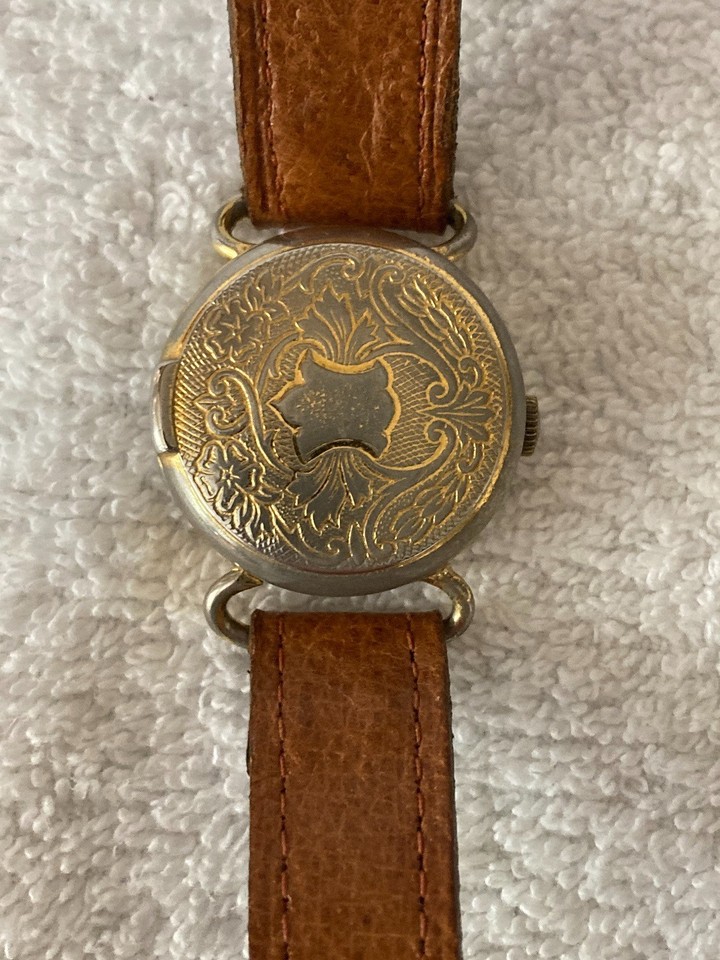 WW1 Era German Pocket Wrist Watch with Shrapnel Cover Hand Winding ...