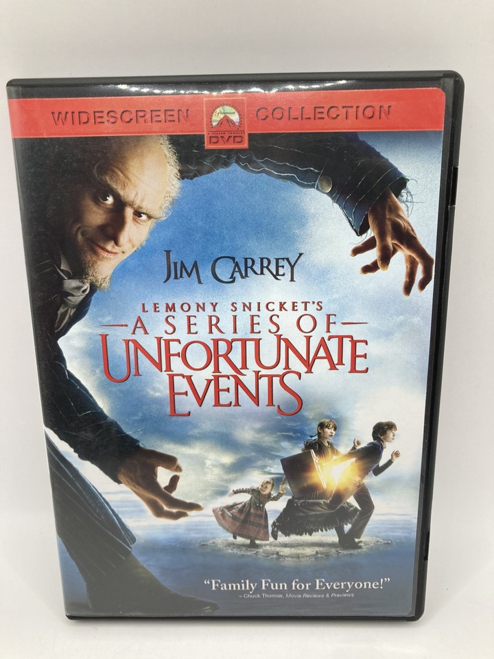 2005 A Series of Unfortunate Events DVD Widescreen Jim Carrey 10 ...