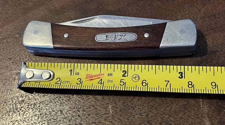 Buck 703 Colt Three Blade Pocket Knife Stockman Wood Handle USA Made | eBay