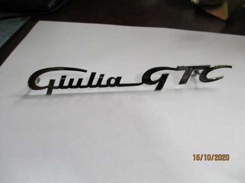 Alfa Romeo Giulia GTC Cabrio Schild Schriftzug Abzeichen Typenschild ...