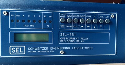 SEL Overcurrent relay Reclosing relay SEL 551 part 05510W3X5314 | eBay