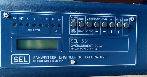 SEL Overcurrent relay Reclosing relay SEL 551 part 05510W3X5314 | eBay