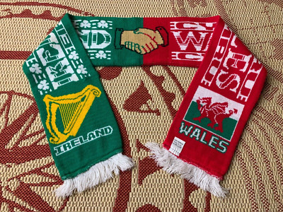 WALES VS IRELAND rugby SCARF OFFICIAL LICENSED PRODUCT ONE SIZE | eBay