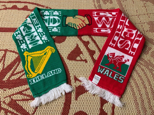 WALES VS IRELAND rugby SCARF OFFICIAL LICENSED PRODUCT ONE SIZE | eBay