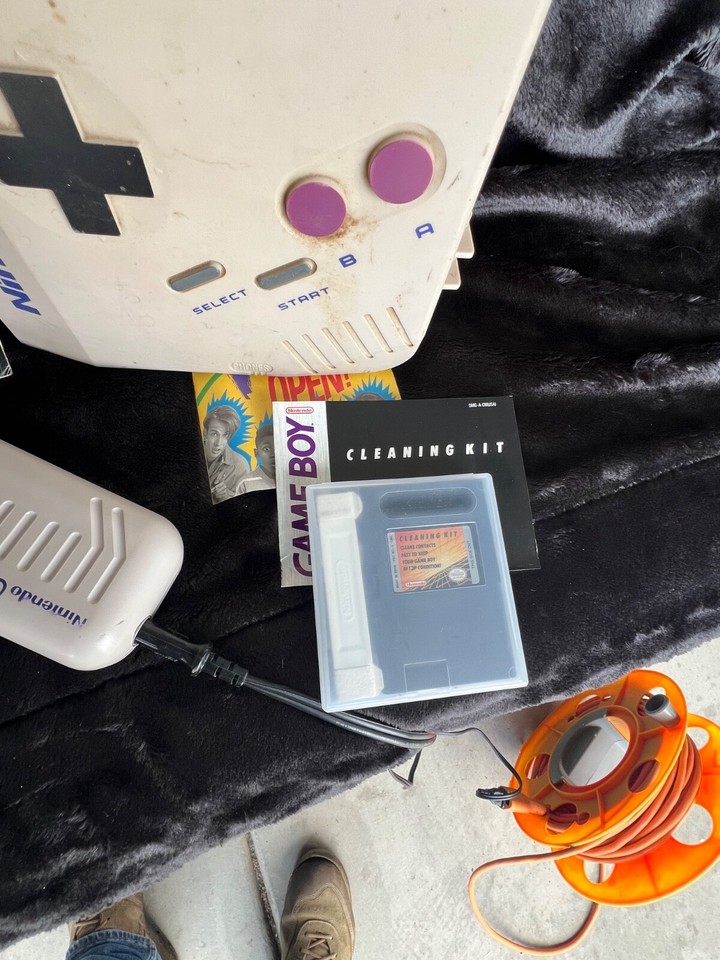 Nintendo Game Boy Handheld System - Gray, lot of games and accessories ...