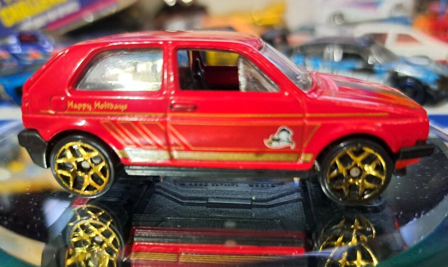 Loose-2014 Hot Wheels "VW Golf" Red, 2014 Holiday Hot Rods 8/8-Walmart ...