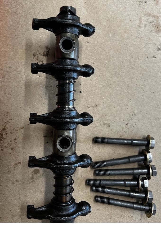 FORD 170 / 200 STRAIGHT I6 CYLINDER ROCKER ARM / RAIL ASSEMBLY | eBay