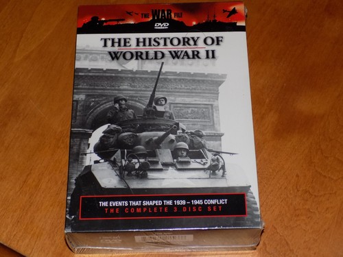 HISTORY OF WWII THE WAR FILE THREE VOLUMES Complete Series RARE DVD SET ...