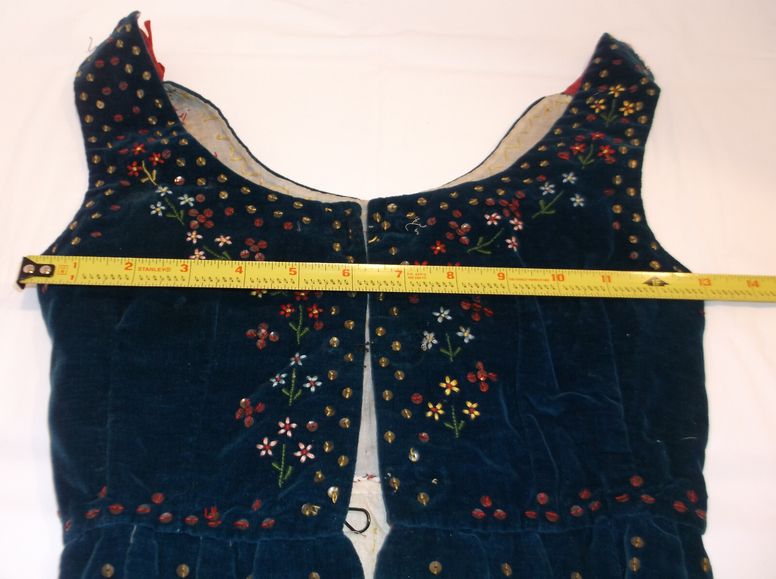 Antique Polish Costume Ethnic Vests Girl & Baby or A Doll Navy Velvet ...