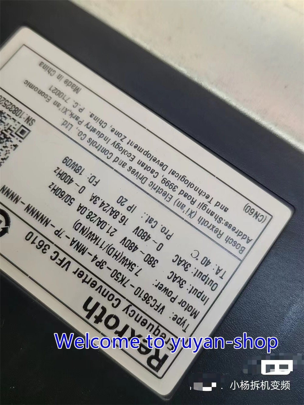 1PCS USED Inverter VFC3610-7K50-3P4-MNA-7P-NNNNN-NNNN 7.5KW DHL/Fedex # ...