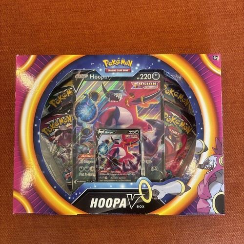 Pokemon TCG Hoopa V Box FACTORY SEALED Fusion Strike x Evolving Skies ...