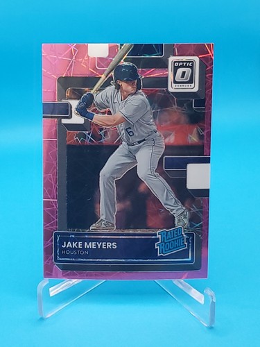 Jake Meyers 2022 Donruss Optic #47 Pink Velocity Rated Rookie 197/249 ...