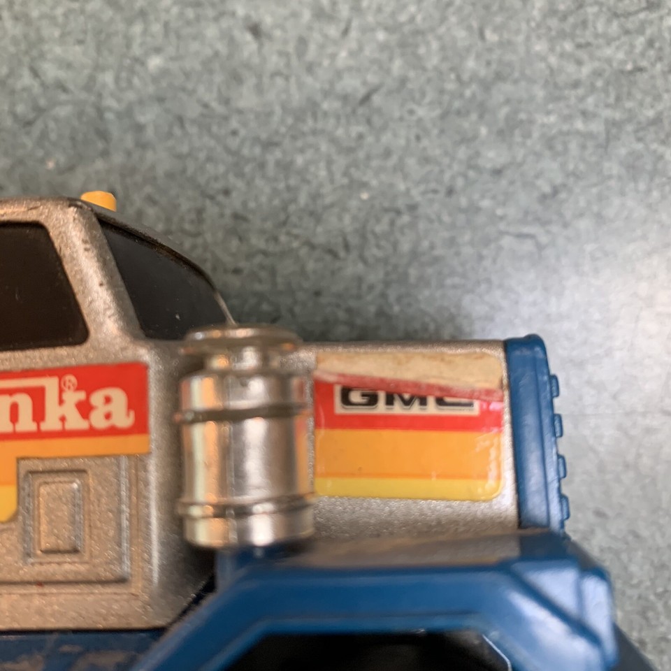 Vintage Tonka GMC General Truck Made In Japan #135 Blue Plastic Toy | eBay