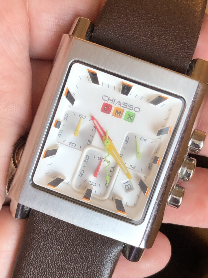 RARE Chiasso CMX Men’s Watch CH 133 New With Tags 36x40mm | eBay
