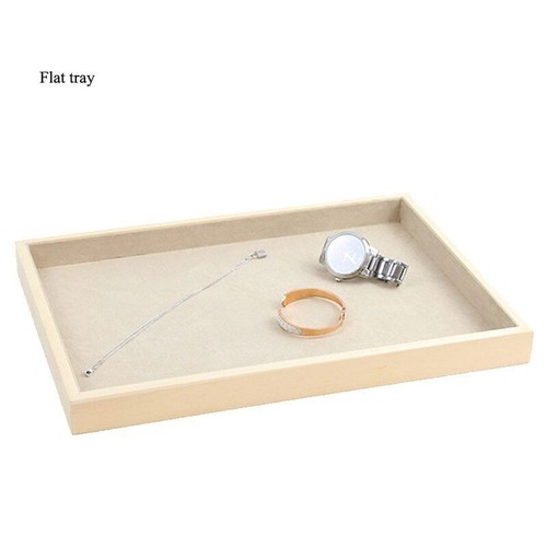 Velvet Necklace Ring Earring Holder Jewelry Tray Display Organizer ...