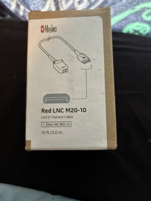 Masimo 4253 Red LNC M20-10 Cable 10ft / 3m - NEW | eBay