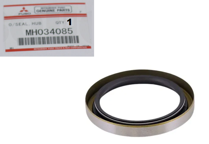 MH034085 Genuine Mitsubishi OIL SEAL,FR WHEEL HUB | eBay