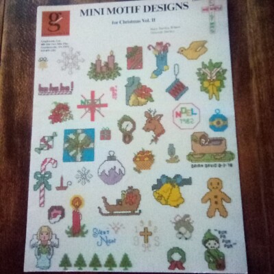 Mini Motif Designs For Christmas Vol. 2 Leaflet No. 9 Graphworks Ltd ...