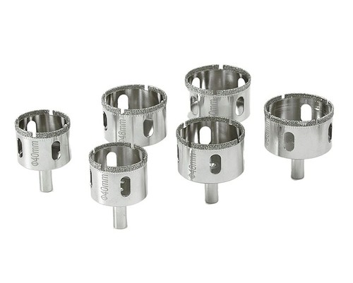 3-200mm Diamond Coated Glass Drill Bit Core Holes Saw Drilling Tile ...