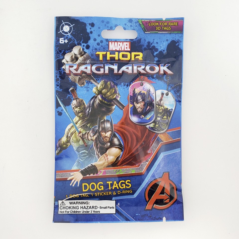 Marvel THOR Ragnarok Dog Tags - Wholesale Lot of 150 Sealed Blind Bag ...
