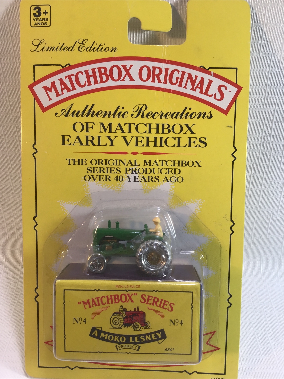 Matchbox Originals 11963 Moko Lesney Product Number 4 Massey Harris ...
