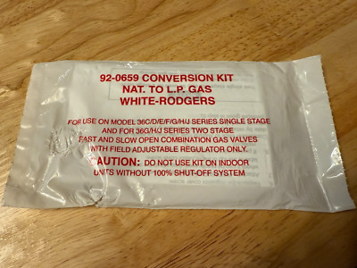 White Rodgers 92-0659 Natural Gas Valve Conversion to LP / Propane ...