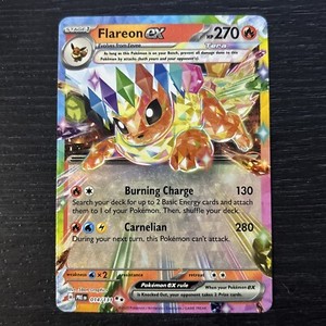 Flareon ex 2025 Scarlet & Violet: Prismatic Evolutions #014/131 Double ...