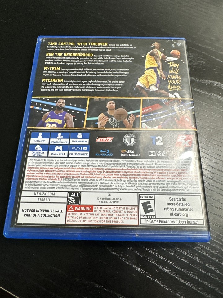 NBA 2K19 PS4 20th Anniversary Edition | eBay