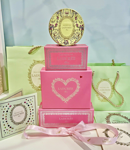 Laduree Macaron Curated Lot 4 Boxes + 2 Bags + Ribbon and Other Laduree Items | eBay