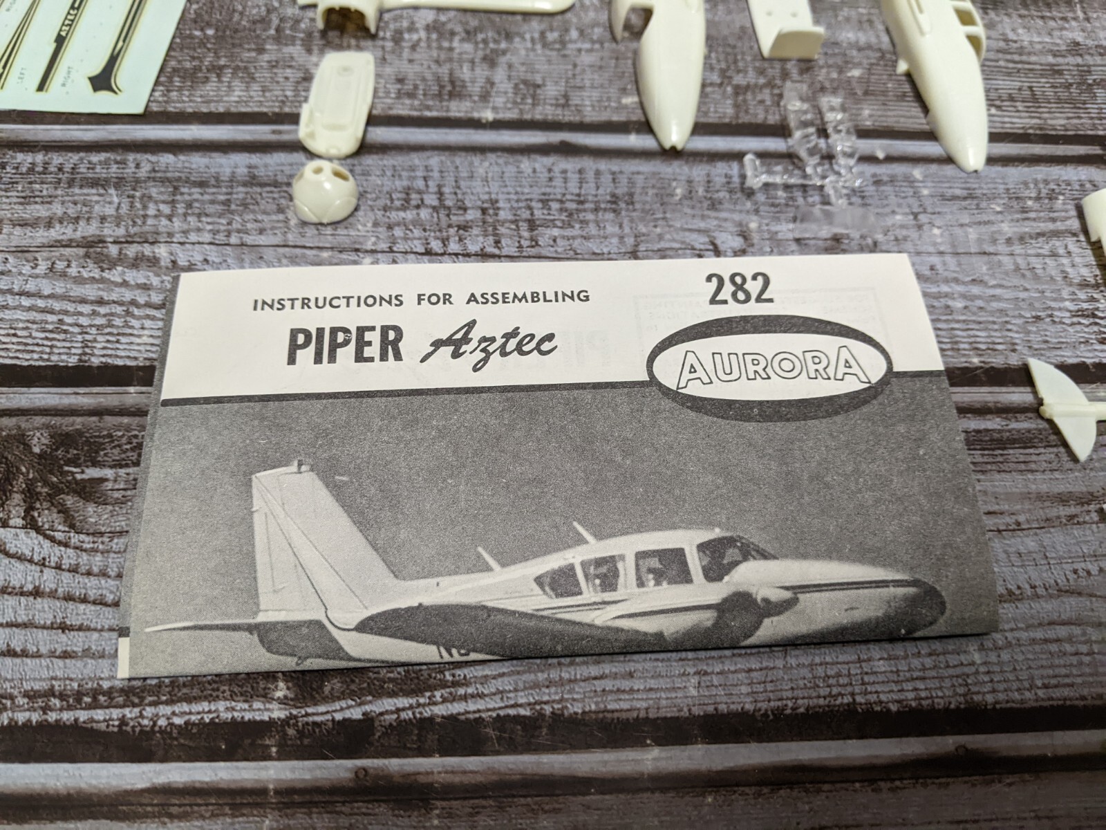 Aurora Piper Aztec C Airplane Plastic Model Kit | eBay