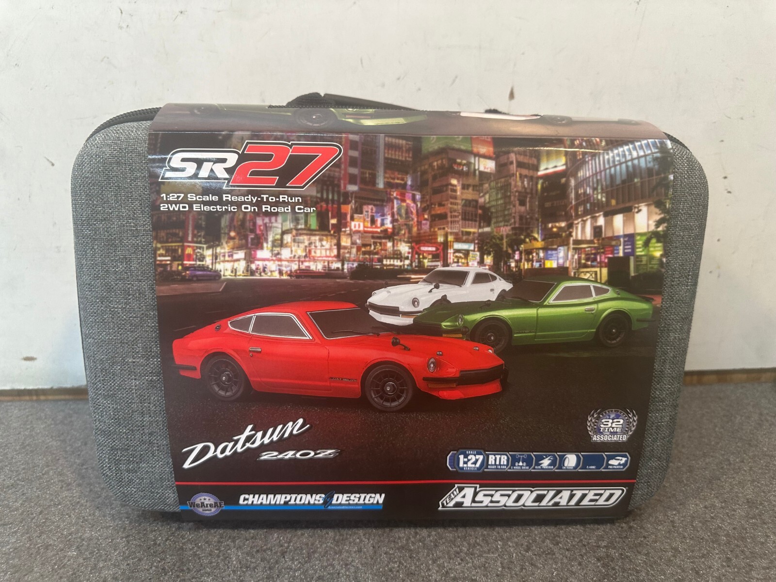 Team Associated 1/27 SR27 Datsun 240Z Electric 2WD RTR Red [ASC20191C ...